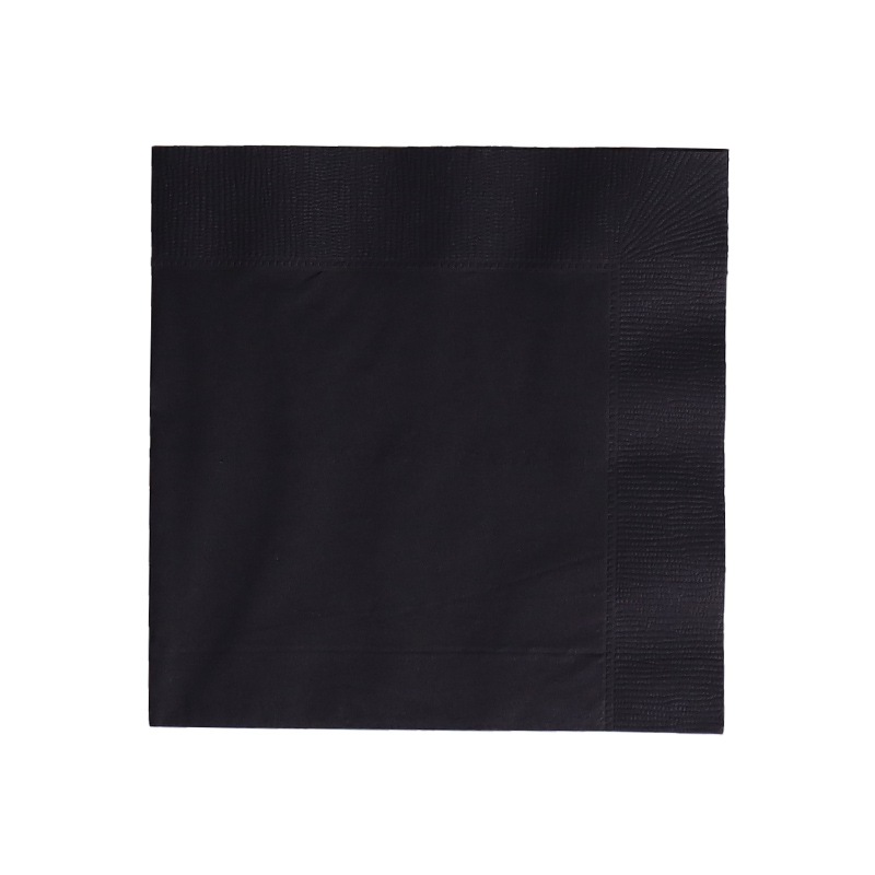 カラーナプキン ブラック MC-24 2PLY4折 約330×330mm[入数:3,000] | カトラリー＆テーブルウエア,ナプキン・テーブルクロス | 食品容器・パッケージ通販サイト【グッパケ】