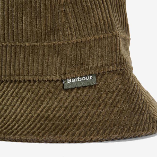 ・BARBOUR｜Westdale Corduroy Bucket Hat/ バブアー/ウエストデール コーヂュロイ バケット ハット/オリーブ # BARBOUR｜Westdale Corduroy Bucket Hat/ バブアー/ウエストデール