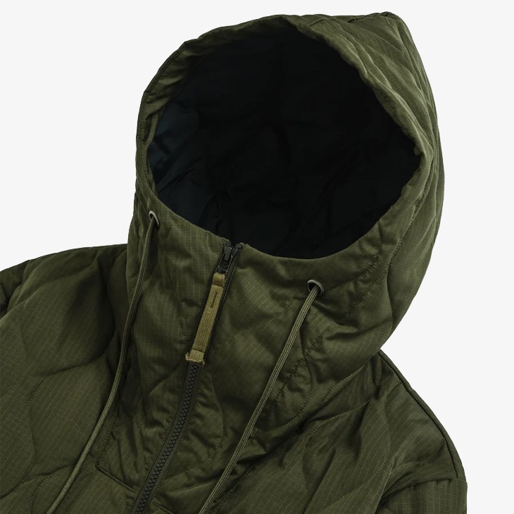 ・TAION｜W Military W-Zip Down Parka Onion Quilting/ タイオン/ミリタリー Wジップ ダウン パーカー オニオン キルティング/インディゴデニム # TAION｜W Military W-Zip Down Parka Onion Quilting/ タイオン