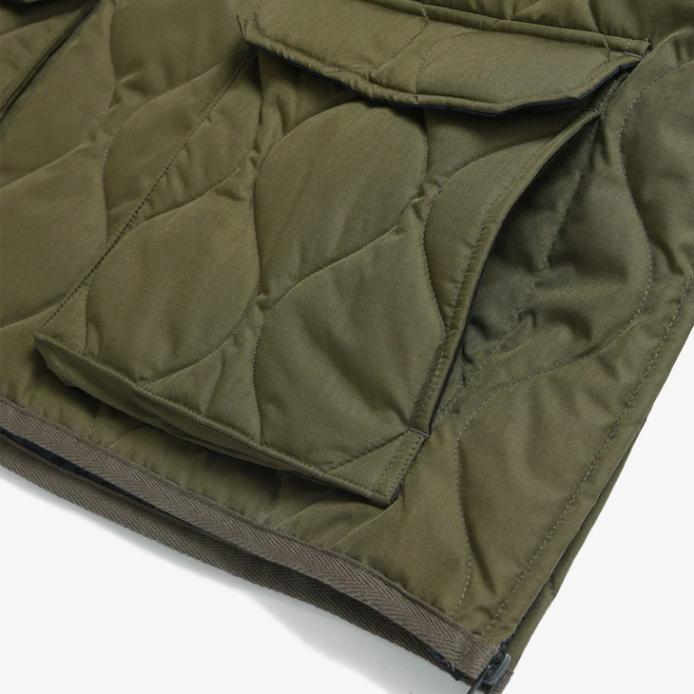 TAION｜W Military W-Zip Down Parka Onion Quilting/ タイオン