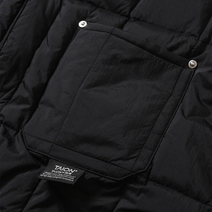 TAION｜Work W Zip Volume Down Jacket Cordura/ タイオン/ワーク