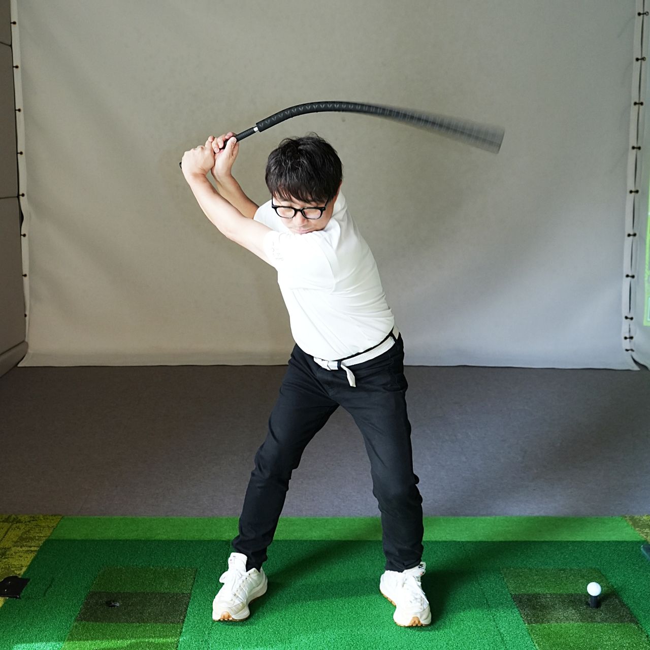 STEPGOLF「Flex Rod（フレックスロッド）」＜素振り練習器具＞【飛ばしのコツがすぐに理解できちゃう！】