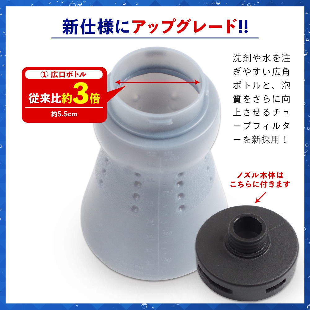 MTM Hydro PF22.2用 新スペアボトル 広口タイプ [ 37.5026 ] 洗車 泡洗車 | GRANTZ ONE