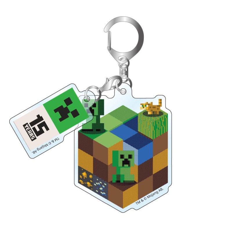 マインクラフト 15th アクリルキーチェーン クリーパー&ヤマネコ | Minecraft -マインクラフト- | GRANUP ONLINE SHOP (グラナップオンラインショップ ...