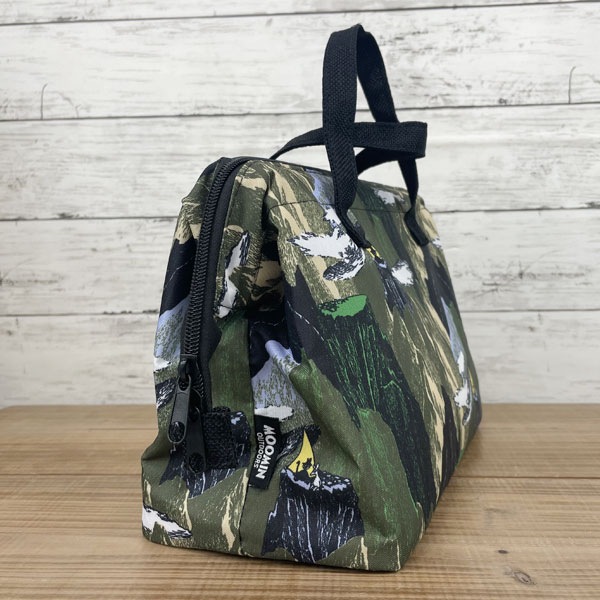 ムーミン がま口ランチバッグ2段L【アウトドア】568039 (KGA2) スナフキン/スニフ/迷彩柄/お弁当袋/お弁当バッグ/がまぐち/お ...