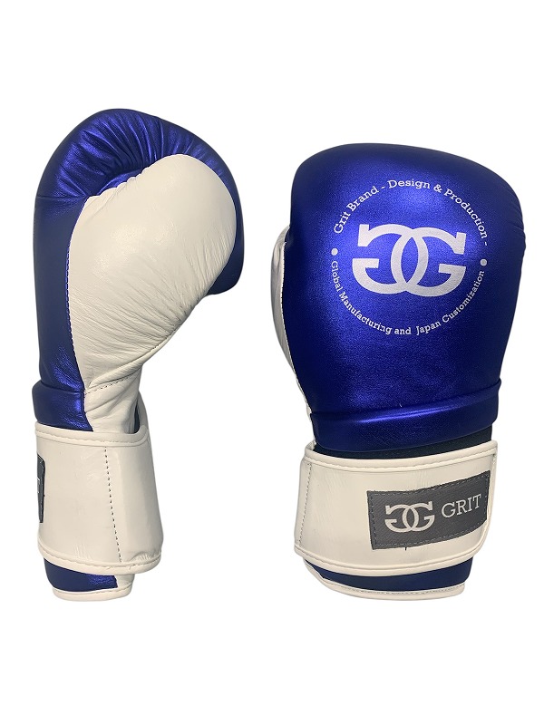 GRIT BOXING GLOVE 2505 METALLIC LEATHER BULE（SOFT CUSHION TYPE） | ブランド別 ...