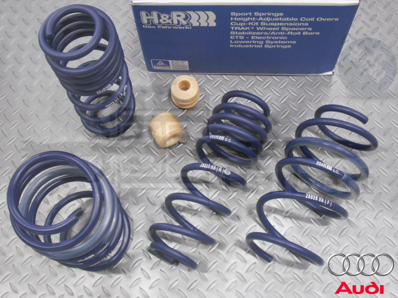 H&R ダウンサス アウディ 28859-3【H&R Sport Springs】スポーツスプリング ロアーバージョン｜アウディ A3 セダン ...