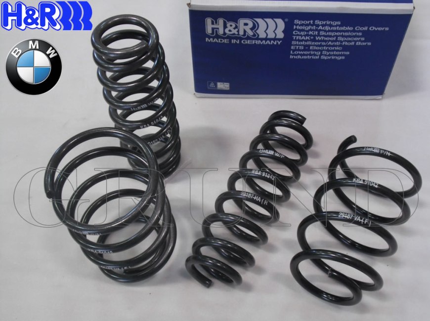H&R ダウンサス 29187-1【H&R Sport Springs】 スポーツスプリング 【BMW E82/E87/E88/E90/E92 ...