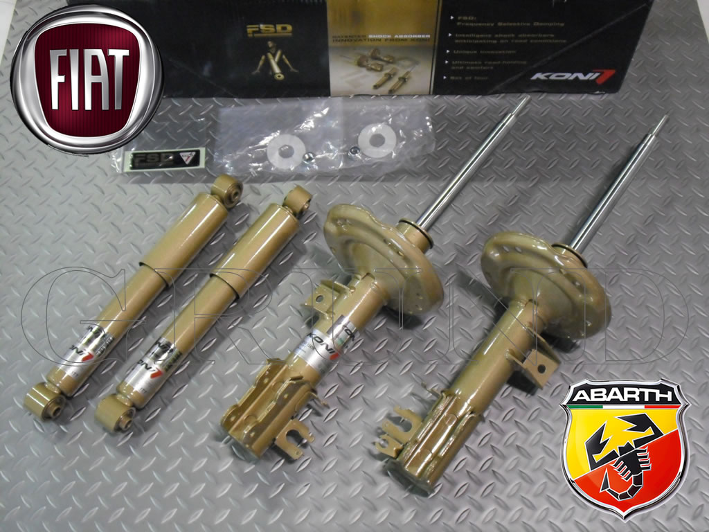 コニ FSD 2100-4117【KONI FSD】コニ 減衰力自動調整式 ショックアブソーバー｜フィアット 500【フロント&リア1台分セット】FIAT 500【2100-4117】