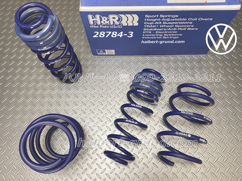 H&R ダウンサス 28784-3【H&R Sport Springs】スポーツスプリング｜フォルクスワーゲン パサート セダン＆ヴァリアント ...