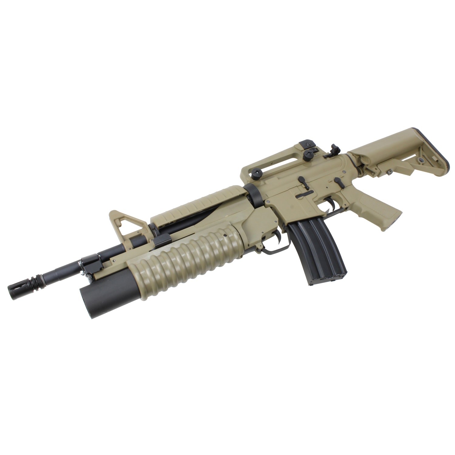 S&T M4A1 スポーツライン電動ガン with M203 グレネードランチャーS DE【180日間安心保証つき】 | メーカー別,S&T | | GUNMALL OSAKA WEB SHOP