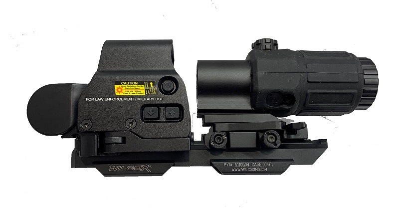 UFC-MT-112BK WILCOXタイプ サイドフリップ EOTechマウント 5/8インチ ライザーセット BK | ハンドガン系パーツ ...