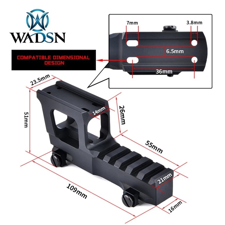 Aimpointタイプ Micro NVG ハイライズ マウント BK | メーカー別,ELEMENT,外装パーツ | | GUNMALL ...