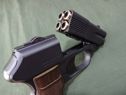 6mmBB Xカートリッジガスガン COP357 ノーマルバレル マットブラック ABS 木目調ヘビーウェイト製グリップ仕様 | すべての商品 | | GUNMALL OSAKA WEB SHOP