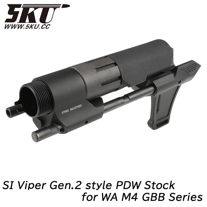 WA M4 GBBシリーズ用 SI Viper Gen.2タイプ PDWストック | 長物ガスガン系パーツ,外装パーツ,ストック関連,S&T ...