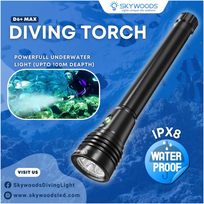D6+ MAX Diving Flash Light | 光学機器,フラッシュライト | | GUN MALL TOKYO WEB SHOP