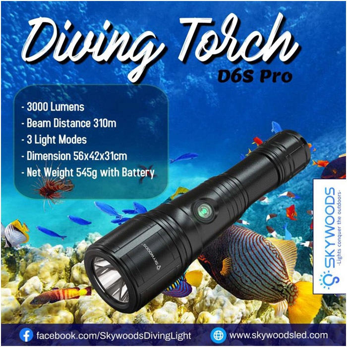 D6S Pro Diving Flash Light | 光学機器,フラッシュライト | | GUN MALL TOKYO WEB SHOP