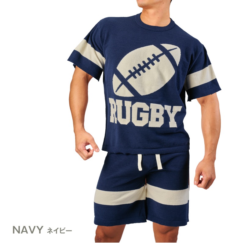 GX3 WEAR リラックス RUGBY ハーフルームウェア