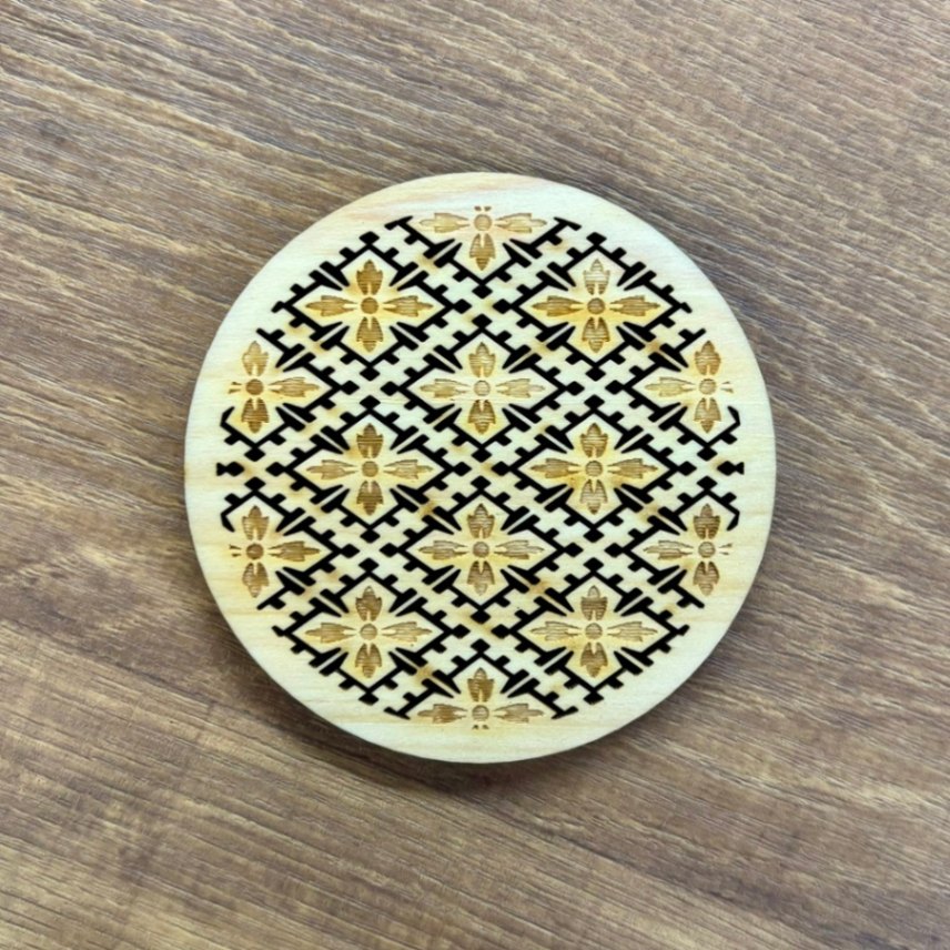 【伝統文様コースター】大内菱 | 雑貨／伝統文様工芸 | | 道の駅萩往還 ネットストア