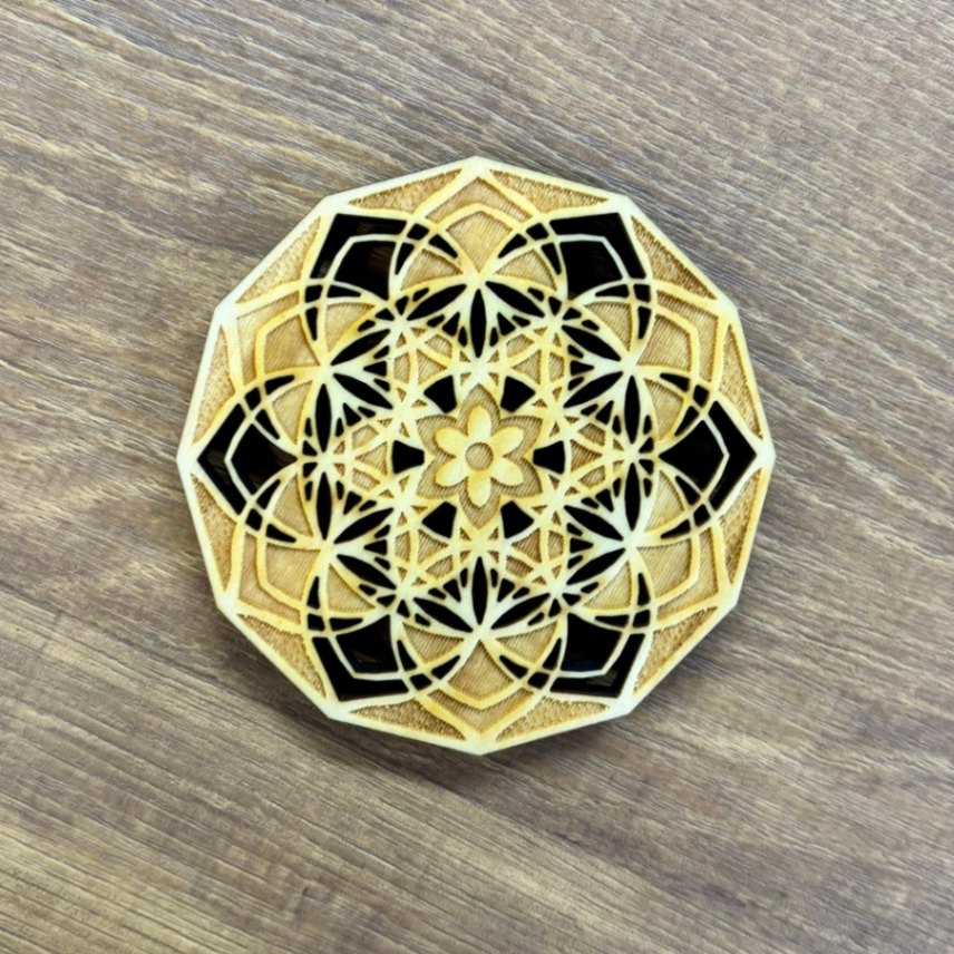 【伝統文様コースター】正倉院七宝鏡 | 雑貨／伝統文様工芸 | | 道の駅萩往還 ネットストア