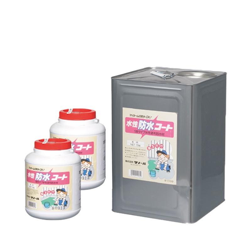 マノール 水性防水コート 4kg／缶・16kg(4kg×4缶)／箱・15kg／缶 株式会社マノール | 左官材料なら日曜左官エムケー工芸 - 公式通販