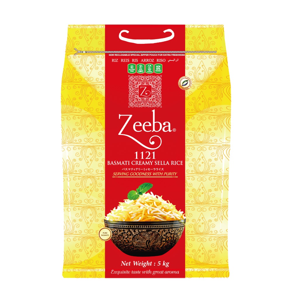 【Zeeba】BASMATI CREAMY SELLA RICE/バスマティクリーミィーセーラライス 5kg | RICE | hajjibaba.net
