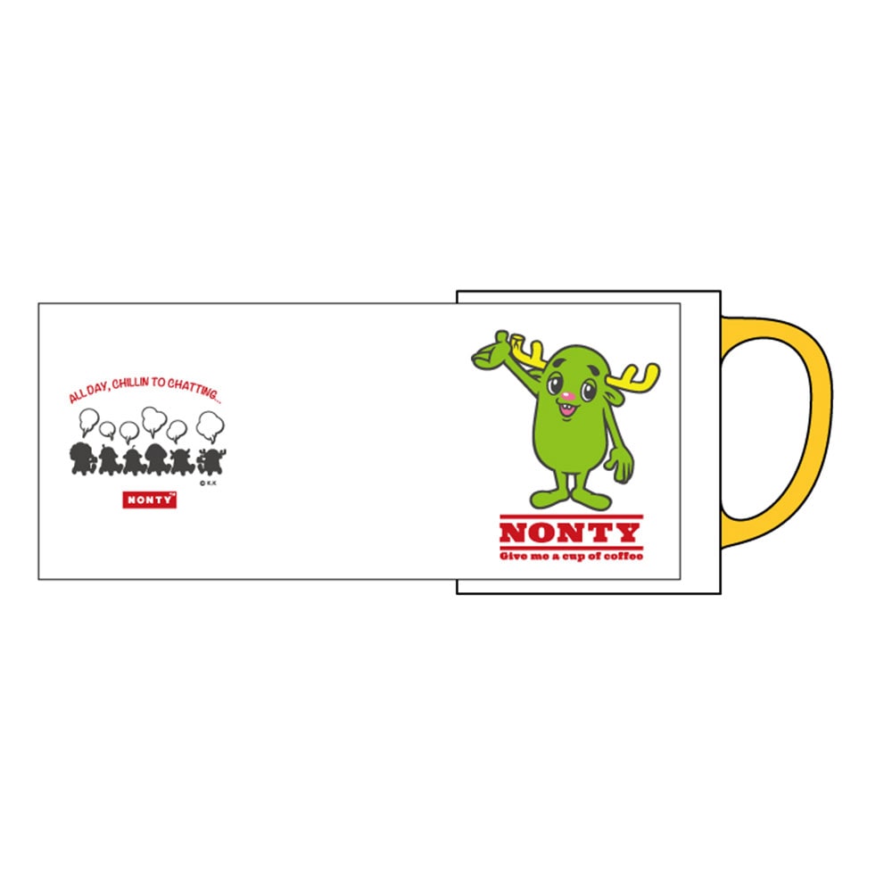NONTY/イエローマグカップ｜墓場の画廊ONLINE STORE
