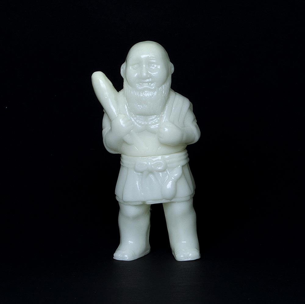 【ソフビ】【プリケッツ】【ビックワンクラフト】行け！牛若小太郎4体セット（蓄光）/BIGONECRAFT