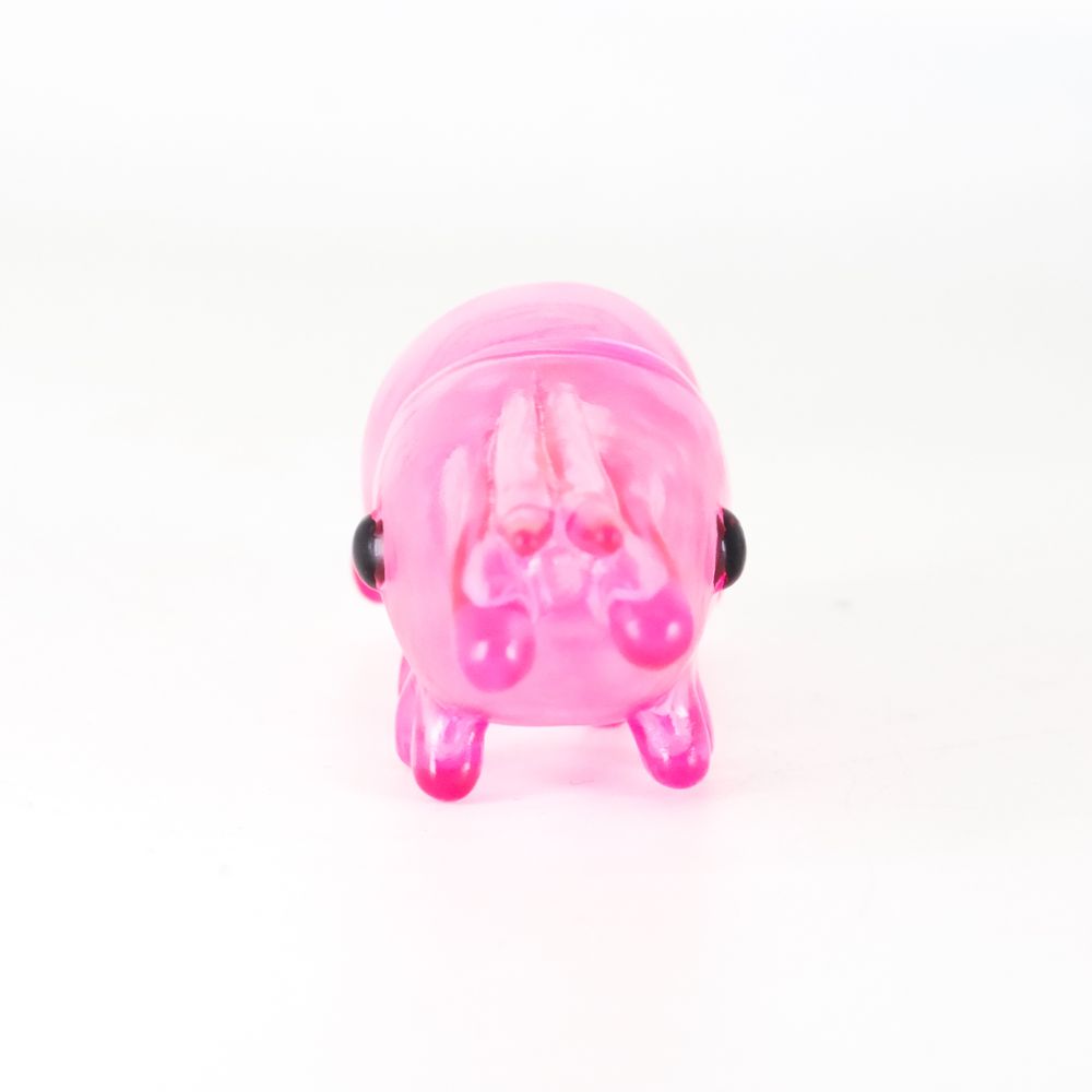 ソフビ/TINY SHOP/SHRIMP@WORK/クリアーピンク｜墓場の画廊ONLINE STORE
