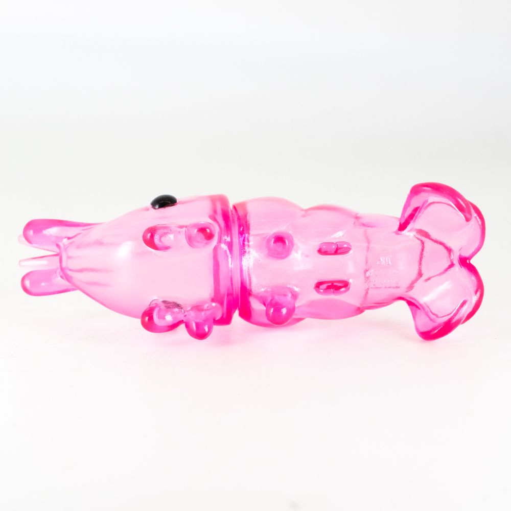 ソフビ/TINY SHOP/SHRIMP@WORK/クリアーピンク｜墓場の画廊ONLINE STORE