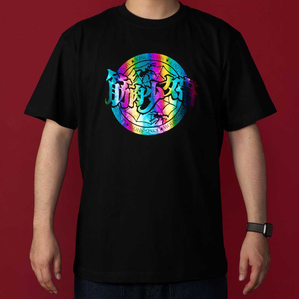 筋肉少女帯/レインボーロゴ Tシャツ/ブラック｜墓場の画廊 ONLINE STORE
