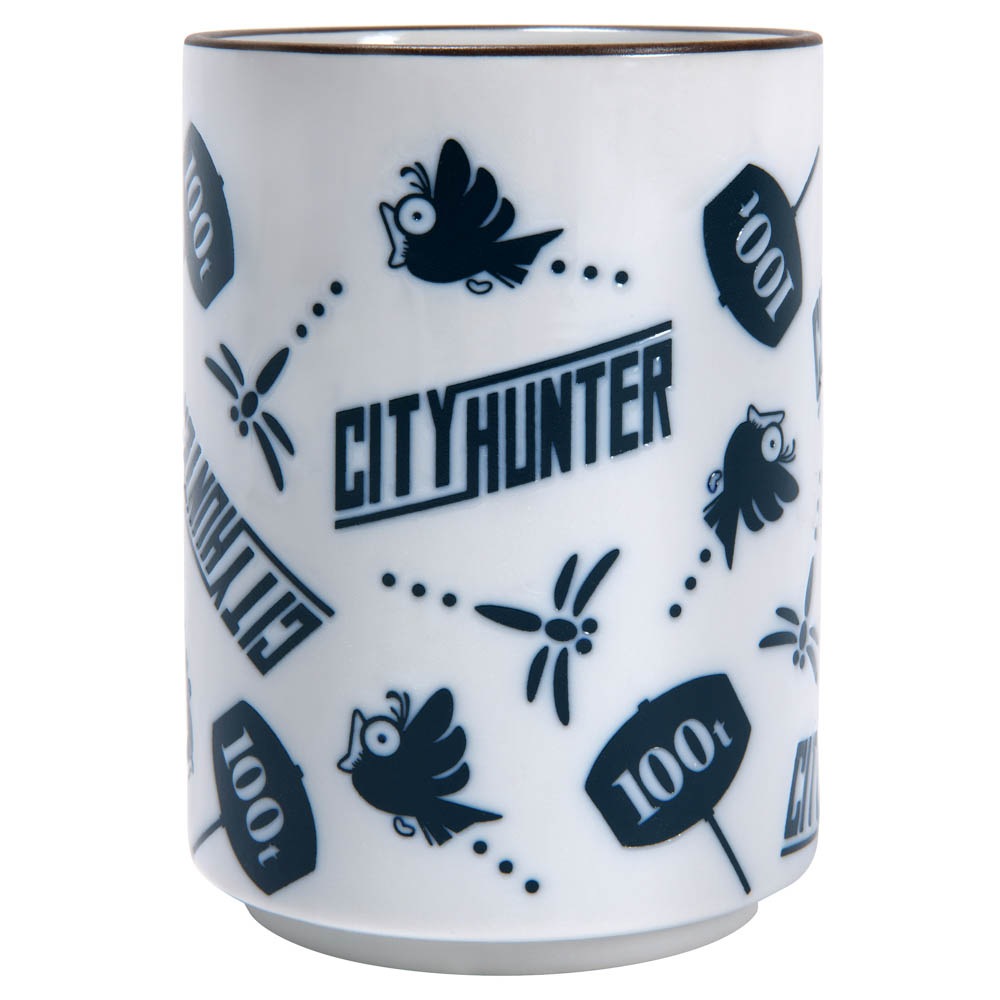 シティーハンター/総柄湯呑み（トンボ 100tハンマー）｜墓場の画廊ONLINE STORE