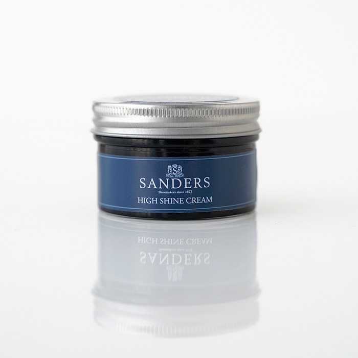 Sanders サンダース HIGH SHINE CREAM レザークリーム ガラスレザー ポリッシュドレザー シューケア用品