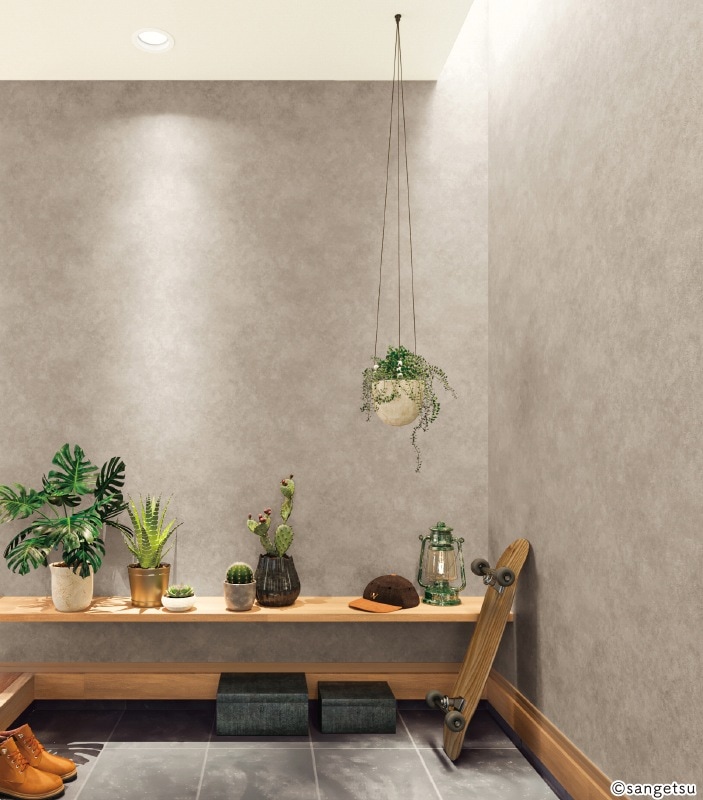 サンゲツ RE55455 スーパー耐久性 【15m/30m/道具付/道具無】選択 生のり付き壁紙 ReSERVE リザーブ セット販売（購入単位：セット） | 壁・床・窓のDIYリフォームなら ...