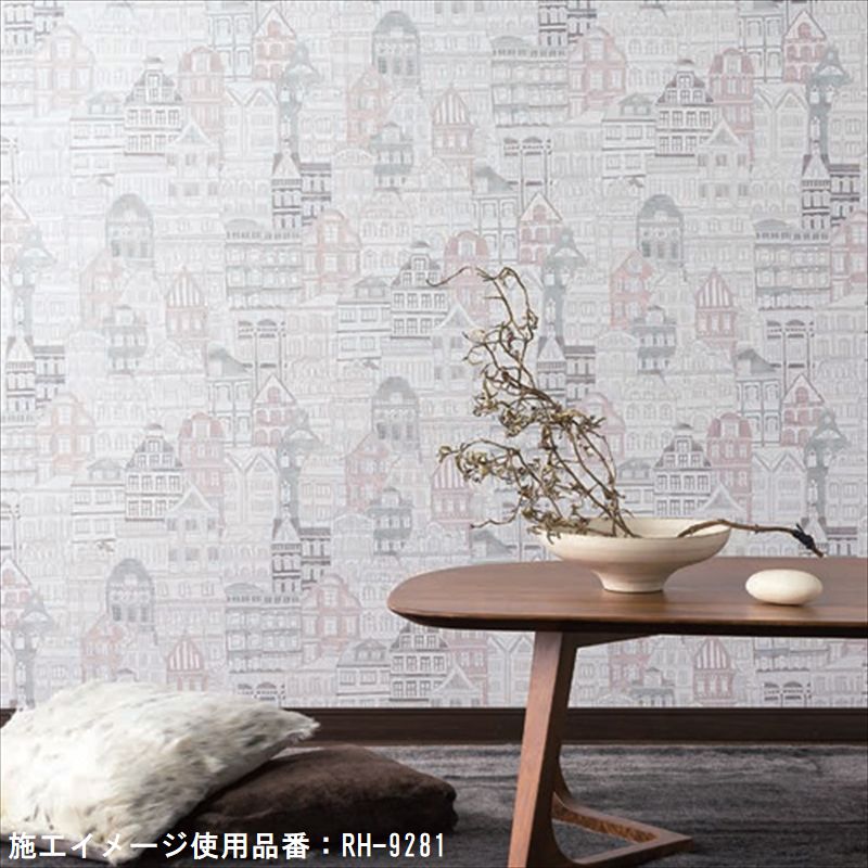 ルノン ミリクローレル 16色 RH-9270～RH-9285 【15m/30m/道具付/道具無】HOME ホーム 2023-2026 生のり付き壁紙 （購入単位：セット） | 壁・床・窓の ...