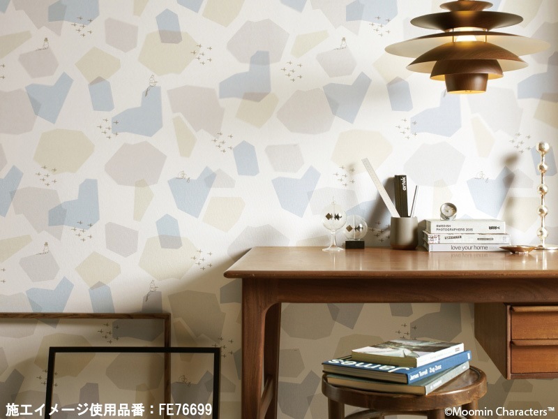 サンゲツ MOOMIN 15色 FE76691～FE76705 【15m/30m/道具付/道具無】FINE ファイン 2023-2026 生のり付き壁紙（購入単位：セット） | 壁・床・窓の ...