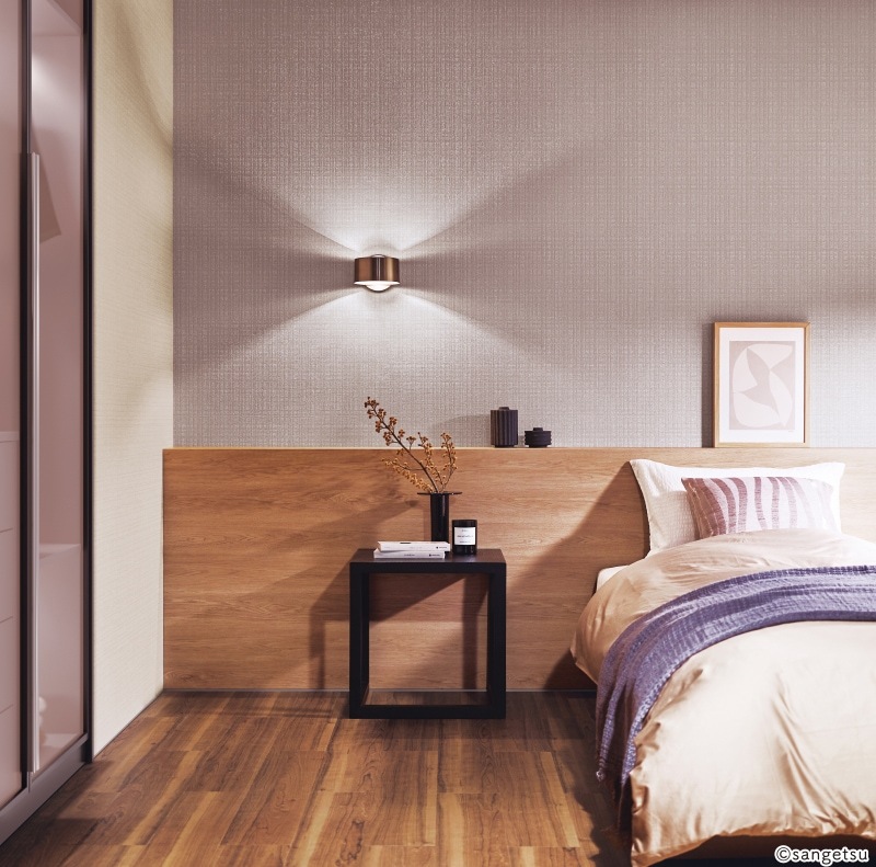 サンゲツ RE55139 カラー 織物調 ラメ グレー【15m/30m/道具付/道具無】選択 生のり付き壁紙 ReSERVE リザーブ セット販売（購入単位：セット） | 壁・床・窓のDIY ...