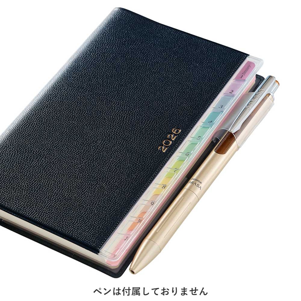 2026年1月始まり手帳 PAGEM by NOLTY(ノルティ) ペイジェムウィークリーコンパクト－iメモ月曜(ネイビー,ライトブルー ...