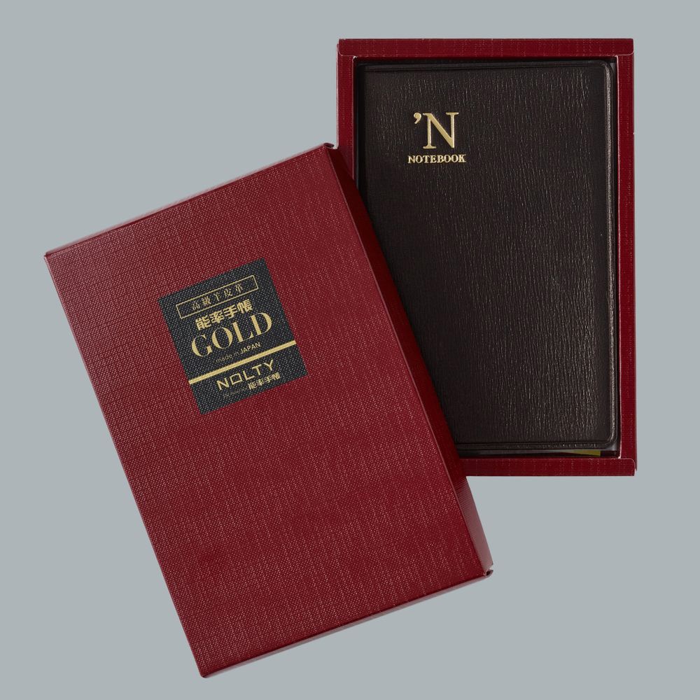 【NOLTY 能率手帳ゴールド60周年記念商品】NOLTY 能率手帳ゴールドメモティ（ブラック,ネイビー,ボルドー）【GNN3201,GNN3202,GNN3203】[M便 99/20 ...