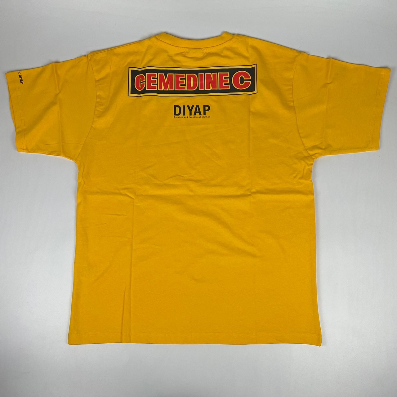 DIYAP CEMEDINE コラボTシャツ 半袖 イエロー | 服飾関連 | 秀久ONLINE STORE