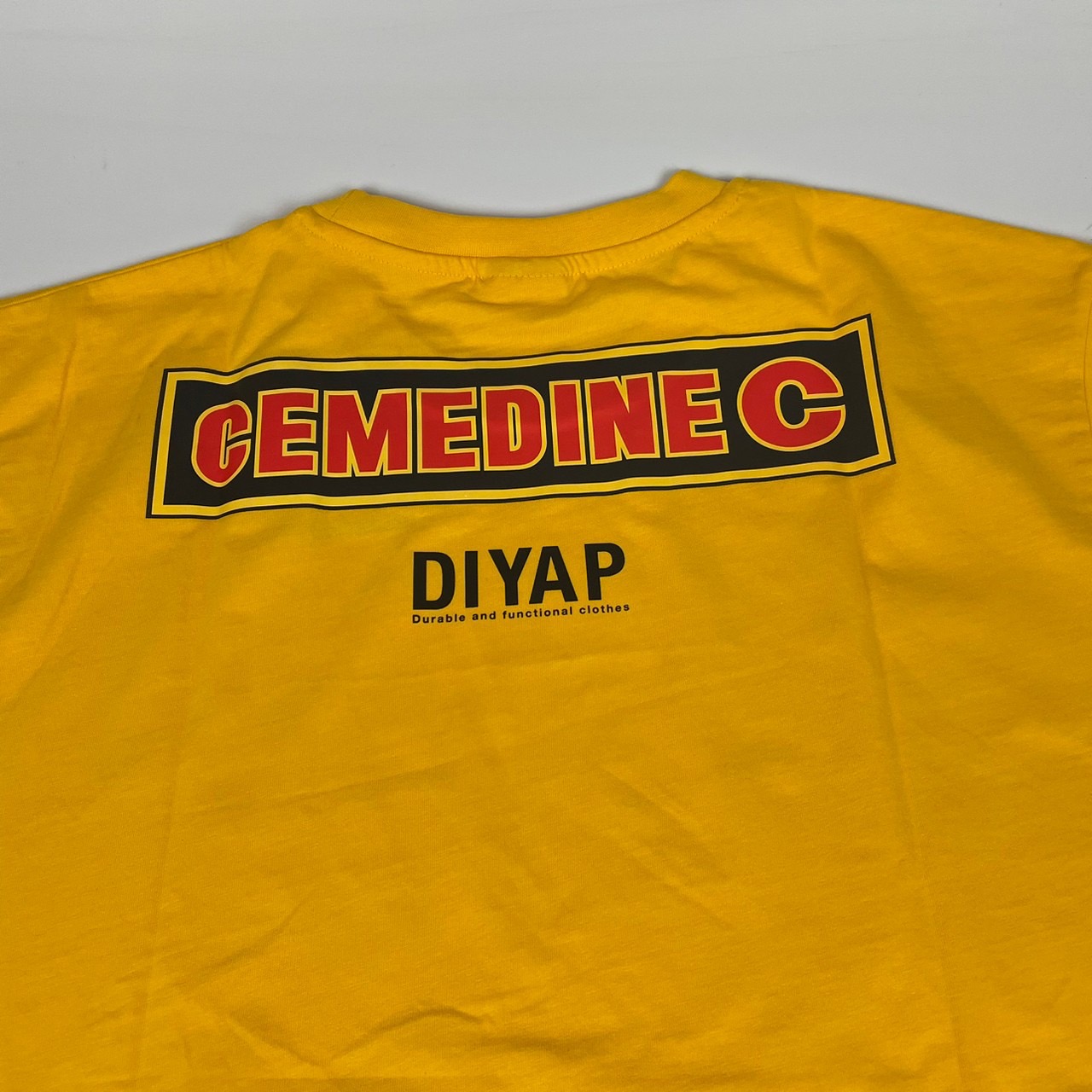DIYAP CEMEDINE コラボTシャツ 半袖 イエロー | 服飾関連 | 秀久ONLINE STORE