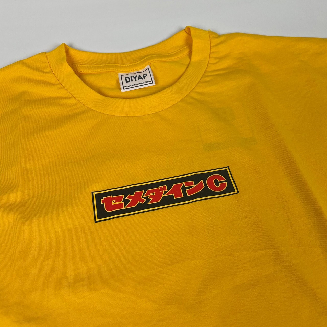 DIYAP CEMEDINE コラボTシャツ 半袖 イエロー | 服飾関連 | 秀久ONLINE STORE