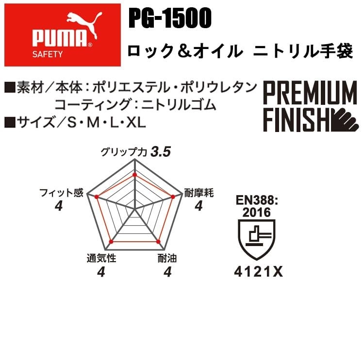 PUMA WORKING GLOVES PG-1500 | メーカー一覧,PUMA | 秀久ONLINE STORE