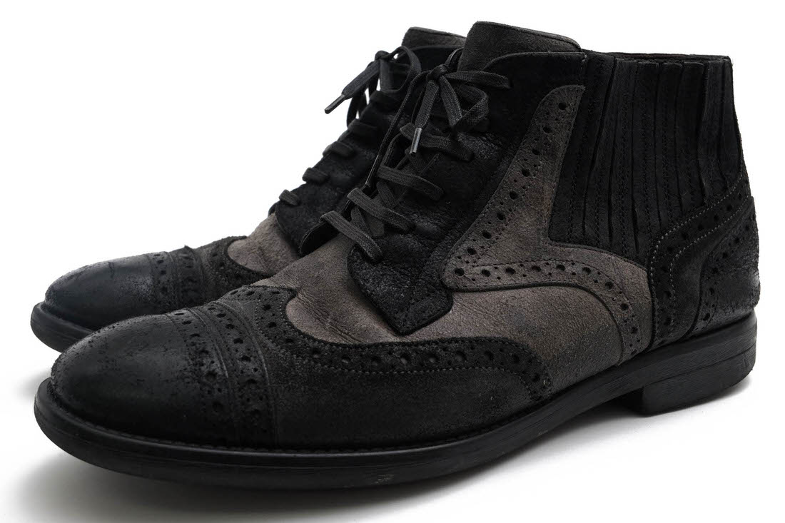 DOLCE＆GABBANA / ドルガバ フルブローグ 牛革 ヴィンテージ加工