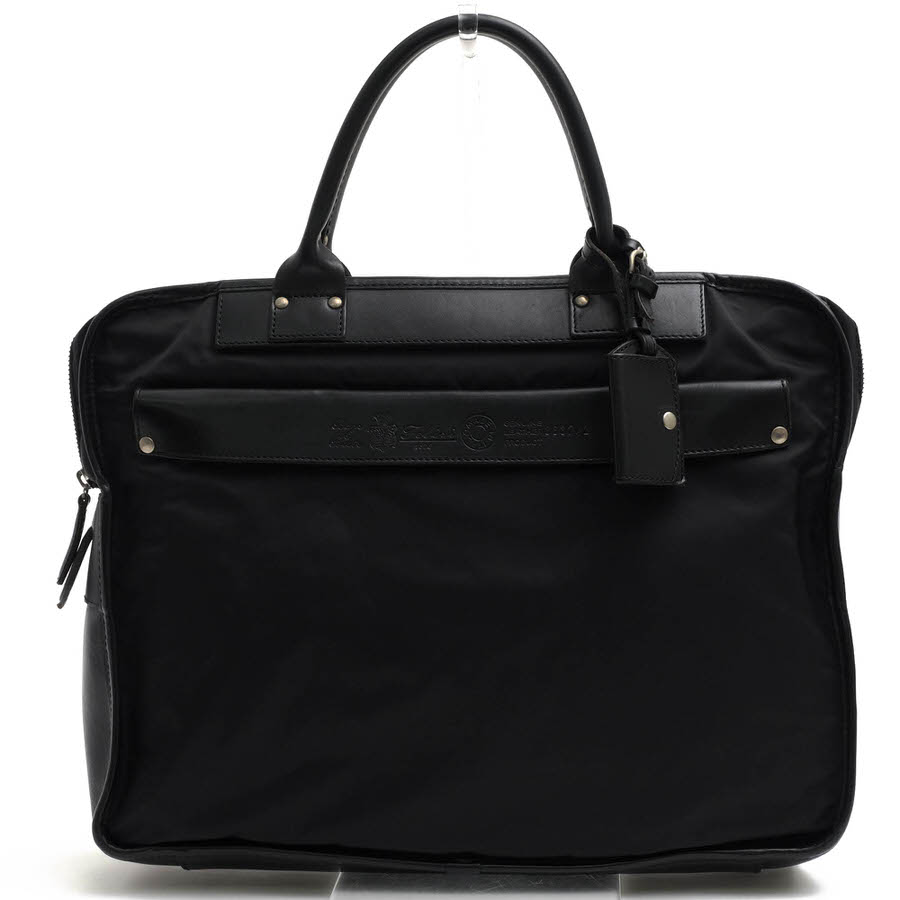 Felisi 8637/2/DS / フェリージ リモンタナイロン バケッタレザー 牛革 定番 ブラック 黒 ビジネスバッグ メンズ | BRANDING