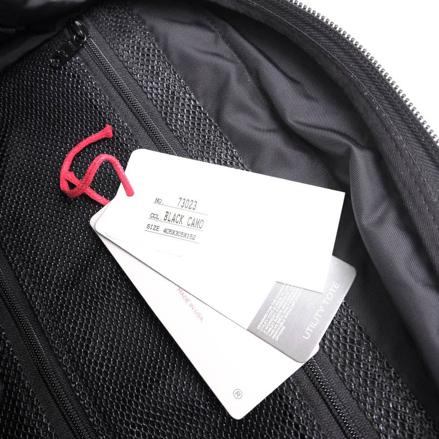 DSPTCH 73023 utility tote / ディスパッチ 1680Dバリスティックナイロン 2WAY ショルダーバッグ 迷彩・カモフラージュ柄 ブラック 黒 トートバッグ メンズ ...