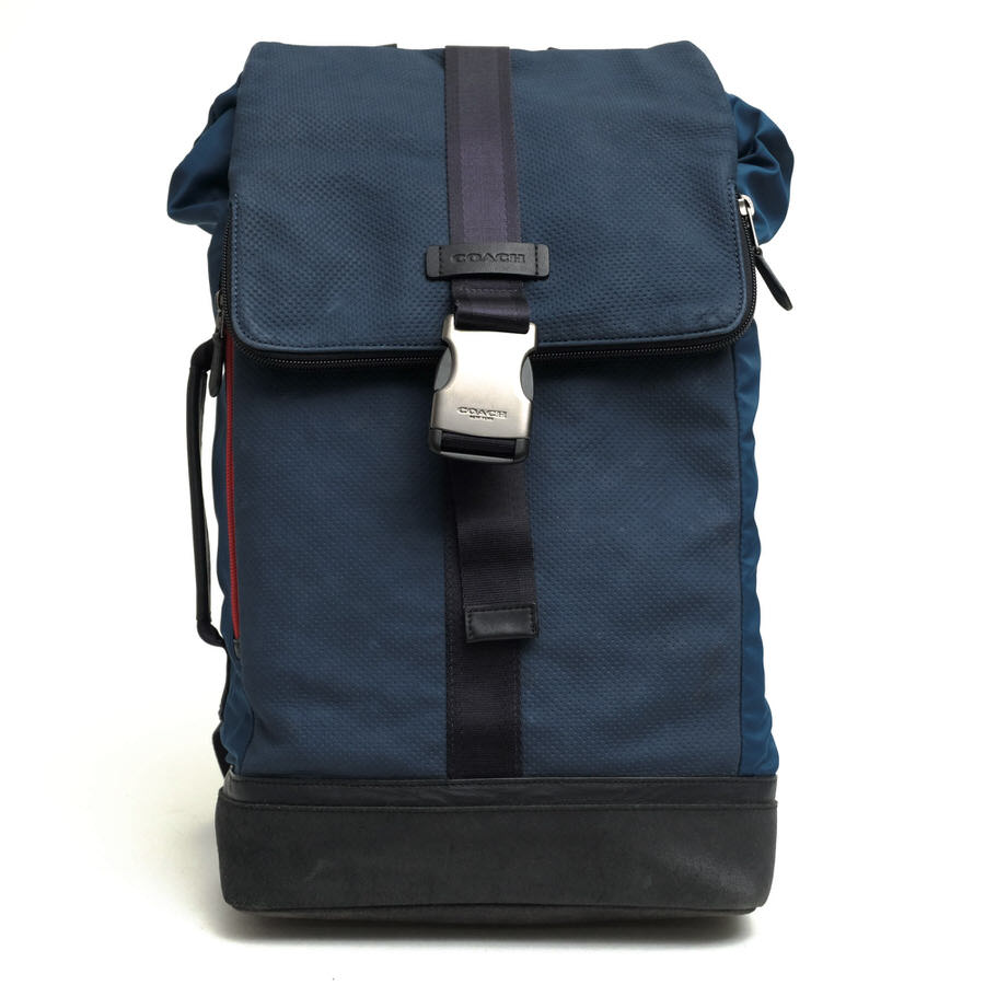 COACH F71536 VARICK DUFFLE BACKPACK IN LEATHER ヴァリック ダッフル バックパック / コーチ ...
