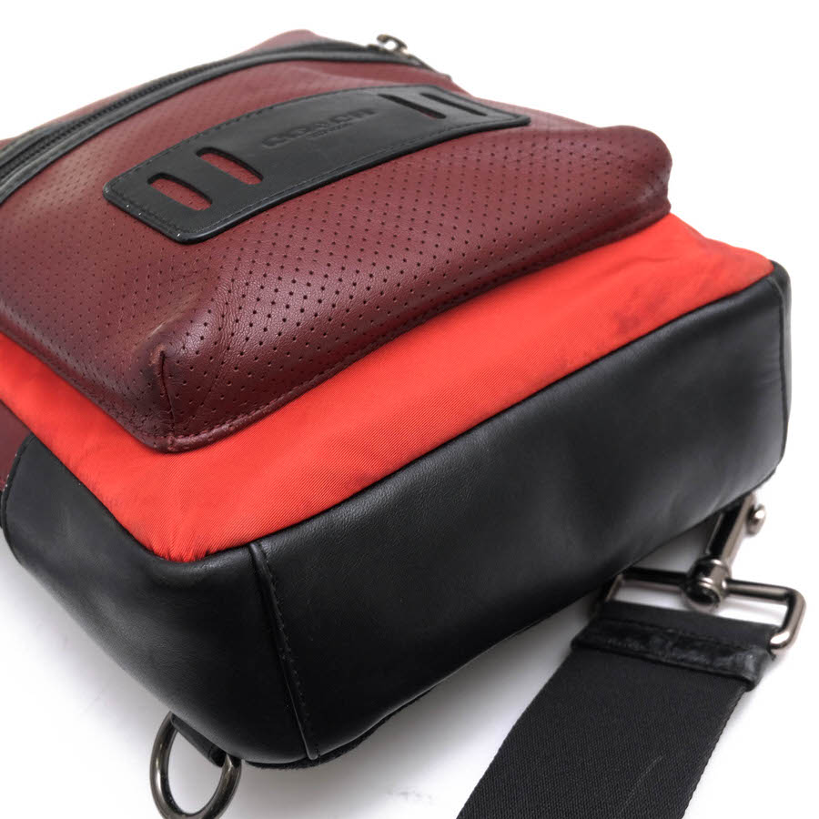 COACH F56877 TERRAIN PACK IN PERFORATED MIXED MATERIALS パフォレイテッドテレイン ...