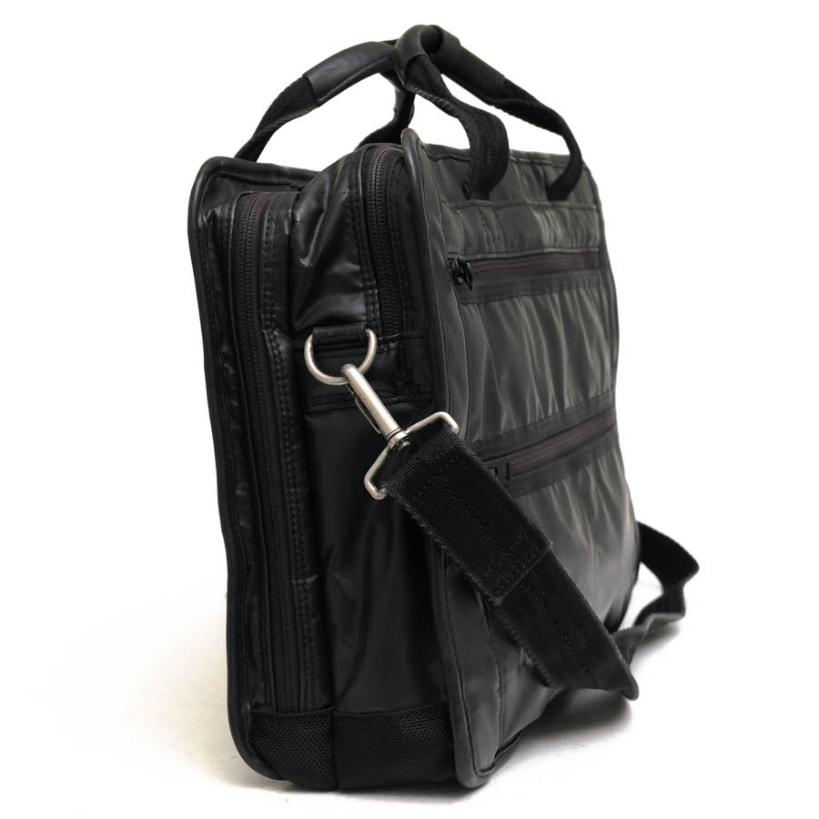 PORTER 645-09260 DEVICE BRIEFCASE デバイス / ポーター 吉田カバン ターポリン ボンディング加工 ノートPC収納可 2WAY ショルダーバッグ ブラック 黒 ...