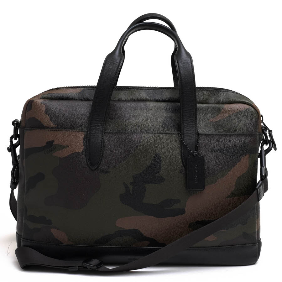COACH F25267 Hamilton Bag With Camo Print ハミルトン / コーチ コーティングキャンバス カーフ ...